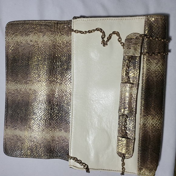 Lauren Merkin | Bags | Nwt Lauren Merkin Snake Skin Clutch With ...